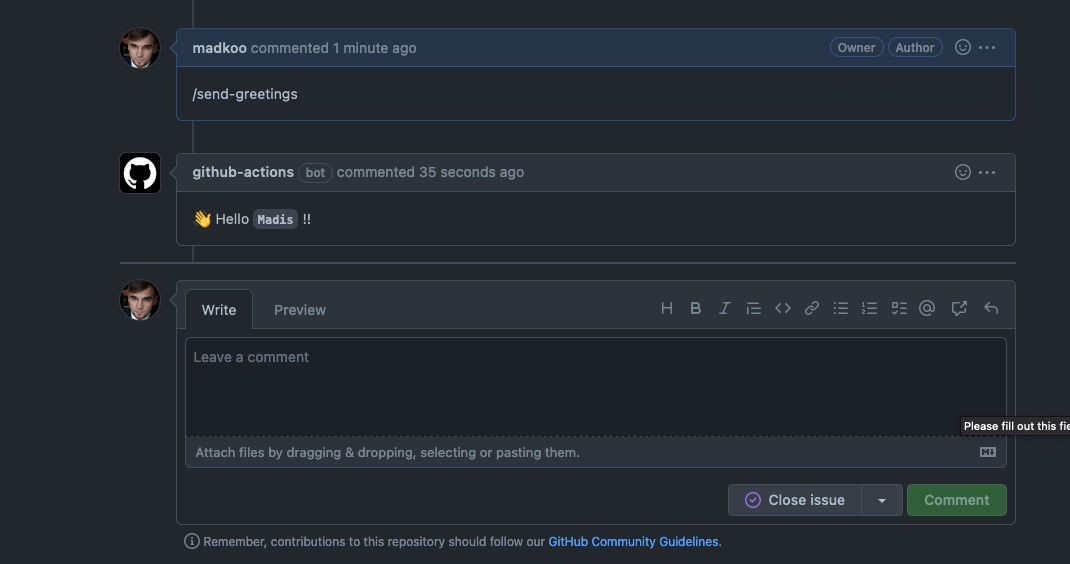 Setting-up Github IssuOps